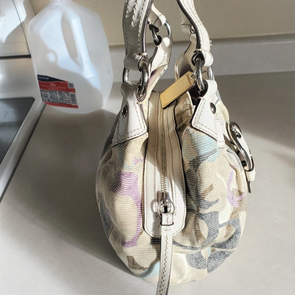 Euc Coach Soho Linen Lynne Signature C's Hobo Shoulde… - Gem